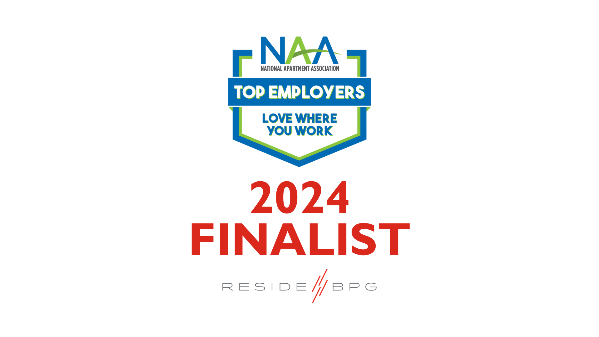 RESIDEBPG NAMED FINALIST IN 2024 NAA TOP EMPLOYER AWARDS - The Standard